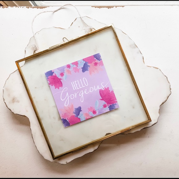 Accents | 315 Hello Gorgeous Wall Hanging | Poshmark